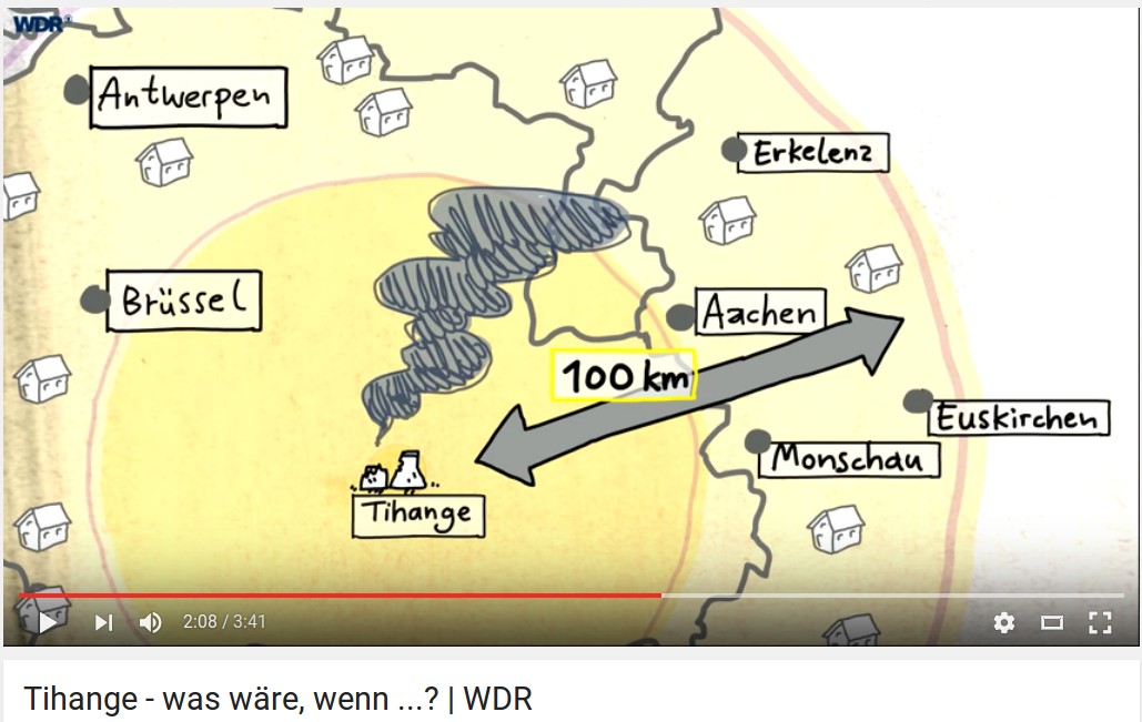 Näher als gedacht, das AKW Tihange