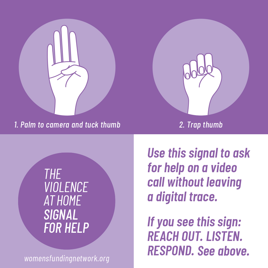 Signal for Help in Videocalls